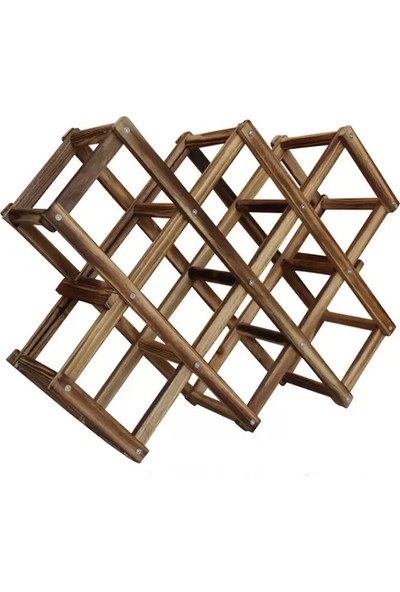 Pratik Haus Ahşap Şişe Düzenleyici Şaraplık