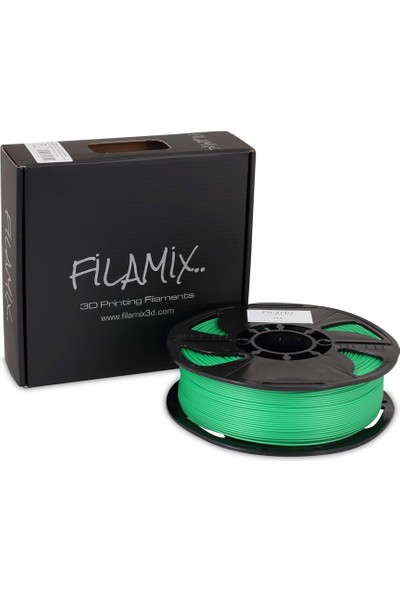 Filamix Zümrüt Yeşil Filament Pla + 1.75MM 1 kg Plus Filamix Zümrüt Yeşil Filament Pla + 1.75MM 1 kg Plus