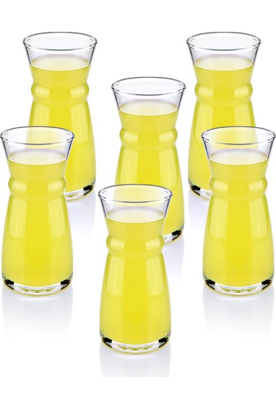 Queens kitchen 6 adet cam lüx limonata sunum karafı Queens kitchen 6 adet cam lüx limonata sunum karafı
