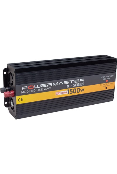 Powermaster PWR1500-24 Tek Dıgıtal Ekran 24 Volt 1500 Watt Modıfıed Sınus Wave Inverter Powermaster PWR1500-24 Tek Dıgıtal Ekran 24 Volt 1500 Watt Modıfıed Sınus Wave Inverter