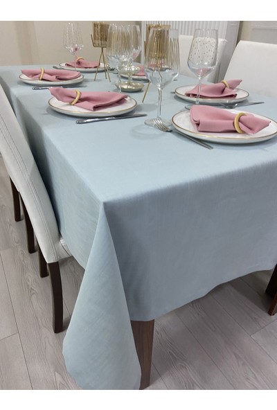 Zeren Home Keten Görünümlü Simsiz Begonvil Masa Örtüsü Açık Mint 13 Parça Zeren Home Keten Görünümlü Simsiz Begonvil Masa Örtüsü Açık Mint 13 Parça