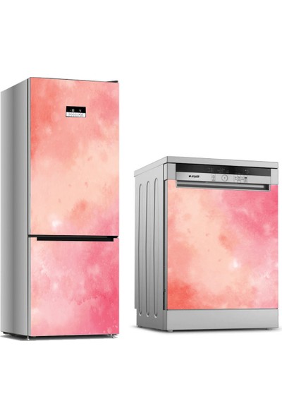 Kum Dijital Buzdolabı ve Bulaşık Makinesi Desen Kaplama Folyo Sticker 0006