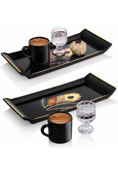 Queens kitchen 2 kişilik 6 parça sunumlu kahve takımı