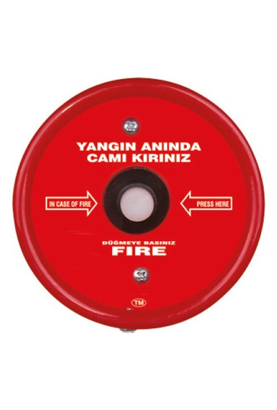 Çebi Yuvarlak Camlı Yangın Ihbar Butonu 603-01