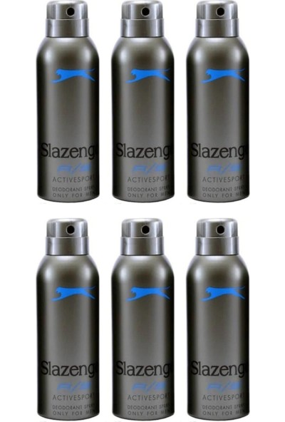 Slazenger Deodorant Active Sport 150ML(MAVI) x 6 Adet Slazenger Deodorant Active Sport 150ML(MAVI) x 6 Adet