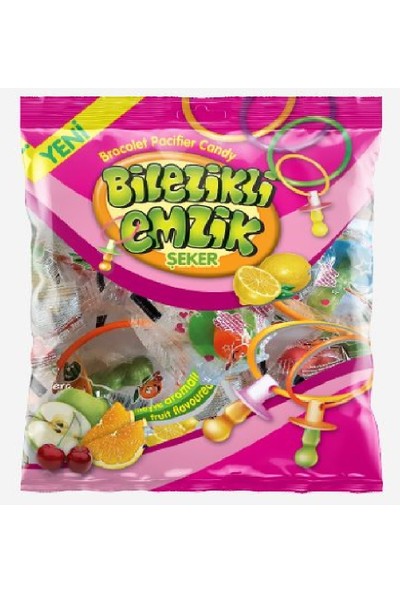 Beyazpınar Bilezikli Emzik Şeker Karışık Meyve Aromalı 40 gr
