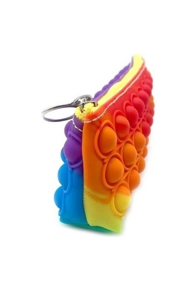 Mini Dünyam Pop It Push Bubble Fidget Oyuncak Kalemlik Popit Gökkuşağı Desenli Mini Dünyam Pop It Push Bubble Fidget Oyuncak Kalemlik Popit Gökkuşağı Desenli