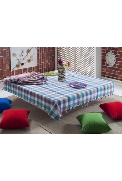 Gözde 170X170 Cm. Klasik Desen Üçlü Sofra Bezi / Masa Örtüsü