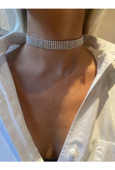 Rossetto Shoes Rs Su Yolu Choker (Tasma) Kolye