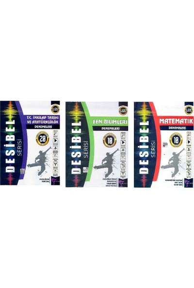 Ses Yayınları 8. Sınıf Desibel S.inkılap 20' Li Deneme- Fen Bilimleri 10' Lu Deneme - Matematik 10' Lu Deneme (Ciltli) Ses Yayınları 8. Sınıf Desibel S.inkılap 20' Li Deneme- Fen Bilimleri 10' Lu Deneme - Matematik 10' Lu Deneme (Ciltli)