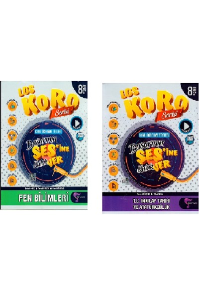 Ses Yayınları 8. Sınıf Koro K.öğr. Föyleri Fen Bilimleri-Inkılap T. (Ciltli)