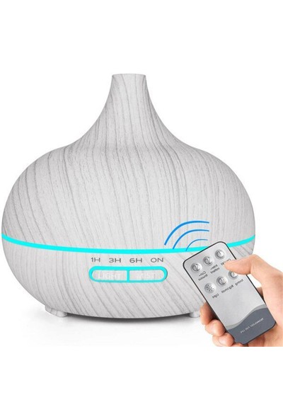 Uzaktan Kumandalı 550ML Aroma Difüzörü Ultrasonik Hava Nemlendirici Buhar Makinesi 7 Renk LED Uzaktan Kumandalı 550ML Aroma Difüzörü Ultrasonik Hava Nemlendirici Buhar Makinesi 7 Renk LED