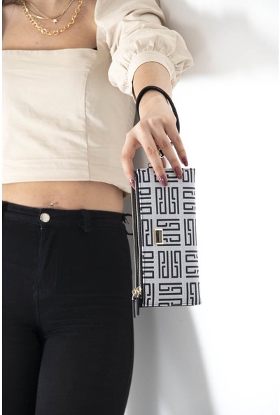 Silver Polo Beyaz Iki Bölmeli Kadın Cüzdan & Kartlık SP1046