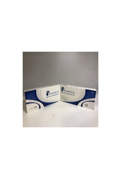 Novacheck Antigen Rapid(Hızlı) Test 2 Adet Novacheck Antigen Rapid(Hızlı) Test 2 Adet