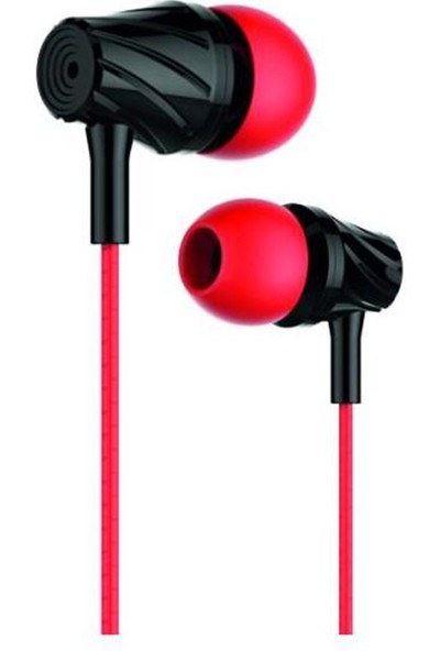 Factor-M Fm03 Kulakiçi Mikrofonlu Kablolu Kulaklık Kırmızı Factor-M Fm03 Kulakiçi Mikrofonlu Kablolu Kulaklık Kırmızı