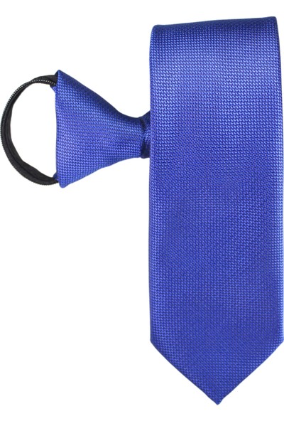 Prokravat Kuşgözü Desenli Kullanıma Hazır Fermuarlı Kravat