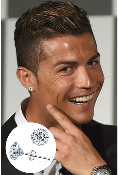 Begonia Accessories Unisex 925 Ayar Tek Taş Küpe 4 mm Begonia Accessories Unisex 925 Ayar Tek Taş Küpe 4 mm