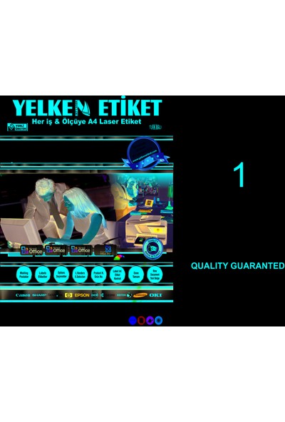 Yelken Etiket 210X297 mm