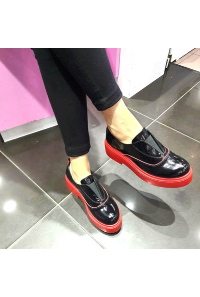 Shoesinn34 Magıc 7231 Deri Ayakkabı Krmz Bağsız Shoesinn34 Magıc 7231 Deri Ayakkabı Krmz Bağsız