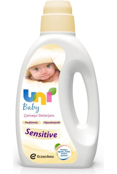Uni Baby Çamaşır Sensitive Detarjanı 1500 ml Uni Baby Çamaşır Sensitive Detarjanı 1500 ml