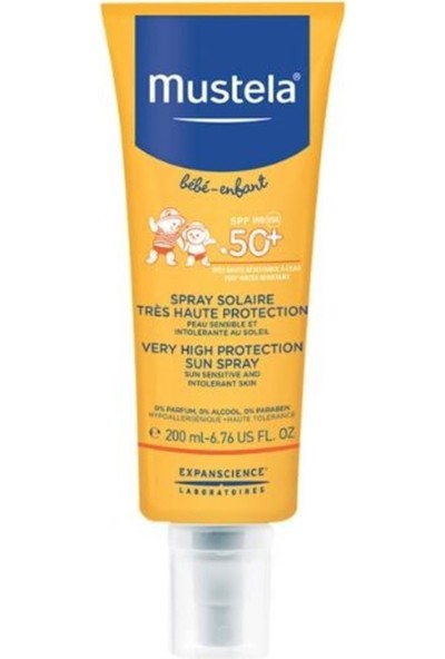 Mustela 50+ Çok Yüksek Koruma Faktörlü Güneş Losyonu 200 ml - Yüz&vücut