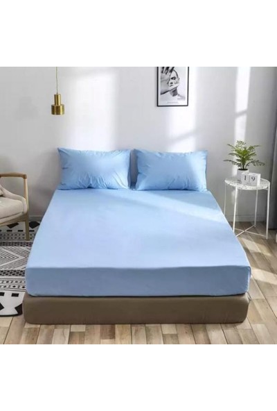 Model Home Mavi Renkli %100 Pamuklu Penye Kumaşından Lastikli Çarşaf (7 Farklı Ebat) Model Home Mavi Renkli %100 Pamuklu Penye Kumaşından Lastikli Çarşaf (7 Farklı Ebat)