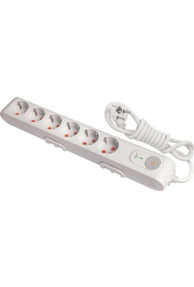 Viko Akım Korumalı Grup Priz - 6'lı Şok Korumalı Priz - 1,5 Metre