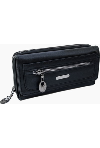 ESSBAG Deri Kadın El Cüzdanı Telefon Bölmeli ESSBAG Deri Kadın El Cüzdanı Telefon Bölmeli