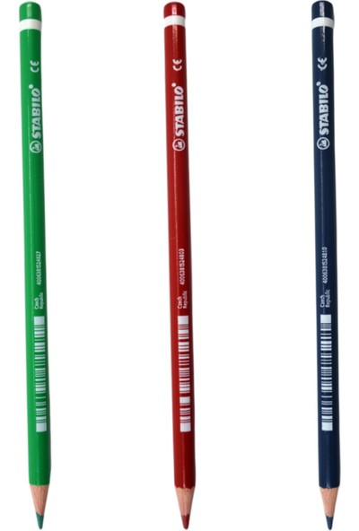 Stabilo Kurşun Yeşil Mavi Kırmızı Kopya Kalemi 3 Lü Set