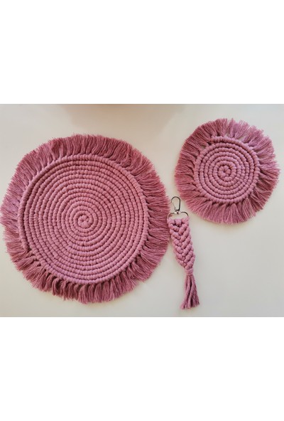 Renklidolap El Yapımı Makrome Supla Seti