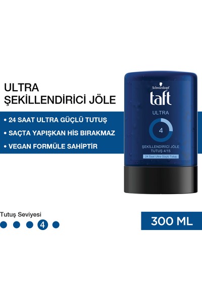 Taft Power Ultra Güçlü Jöle 300 ml Taft Power Ultra Güçlü Jöle 300 ml
