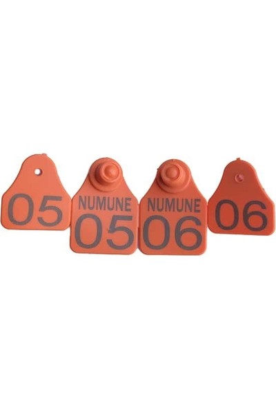 Tarım Garaj Küçükbaş Hayvan Kulak Küpesi-Işletmeye ve Şahşa Özel Numaralandırma Küpe