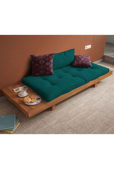 Woodesk Arin Masif Tik-Petrol Renk Sedir CPT8318-200