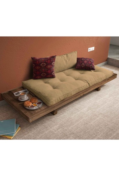 Woodesk Arin Masif Ceviz-Camel Renk Sedir CPT8321-200