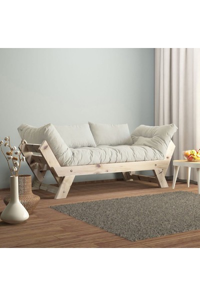 Woodesk Adalar Masif Natural-Kırık Beyaz Renk 2li Kanepe CPT8129-210 Woodesk Adalar Masif Natural-Kırık Beyaz Renk 2li Kanepe CPT8129-210