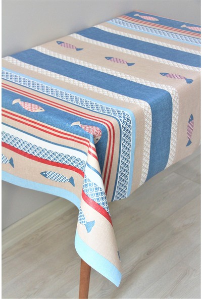 Dede Ev Tekstil Elyaf Astarlı Silinebilir Pvc Muşamba Masa Örtüsü 8185-1 Adbalık Dede Ev Tekstil Elyaf Astarlı Silinebilir Pvc Muşamba Masa Örtüsü 8185-1 Adbalık