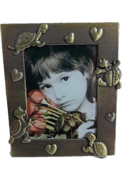 Organizasyon Pazarı Vintage Gold Renkli Kaplumbağa Desenli Mini Metal Çerçeve 5x4 (5 Adet) Organizasyon Pazarı Vintage Gold Renkli Kaplumbağa Desenli Mini Metal Çerçeve 5x4 (5 Adet)