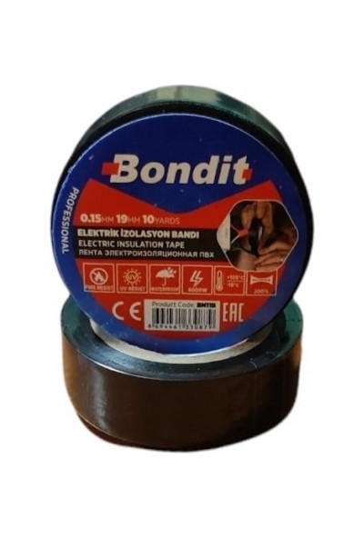 Adilon Bondit Elektrik Izolasyon Bandı 2 Adet Siyah Elektrik Izole Bant Adilon Bondit Elektrik Izolasyon Bandı 2 Adet Siyah Elektrik Izole Bant