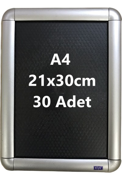Kraf A4 Eko Plastik Rondo Çerçeve 21X30CM 30 Adet Kraf A4 Eko Plastik Rondo Çerçeve 21X30CM 30 Adet