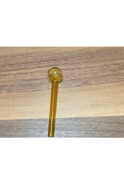 Akdenizli Ticaret Renkli Cam Pipo Sarı