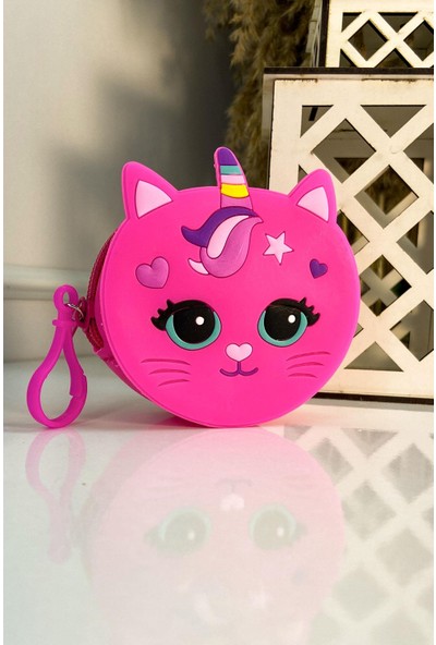 Şubu Tasarım Unicorn Anahtarlıklı Cüzdan Pembe SBT614 Şubu Tasarım Unicorn Anahtarlıklı Cüzdan Pembe SBT614