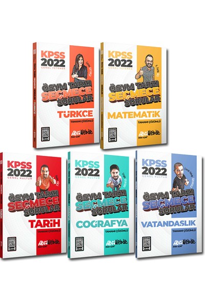 Hocawebde Yayınları 2022 KPSS Genel Yetenek Genel Kültür ÖSYM Tarzı Seçmece Sorular Seti (Ciltli) Hocawebde Yayınları 2022 KPSS Genel Yetenek Genel Kültür ÖSYM Tarzı Seçmece Sorular Seti (Ciltli)
