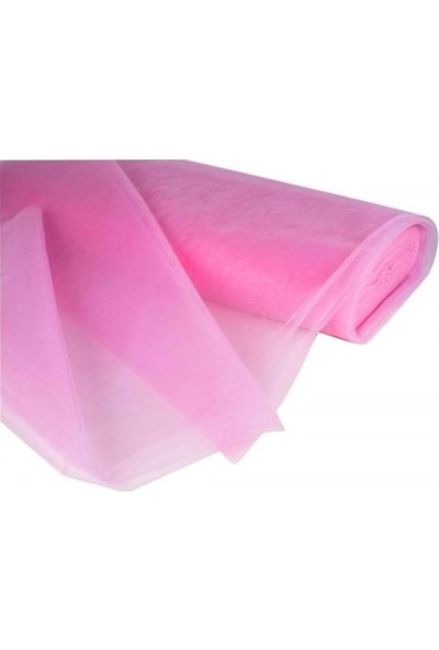 Organizasyon Pazarı Pembe Renk Kristal Tül 1 mt Organizasyon Pazarı Pembe Renk Kristal Tül 1 mt