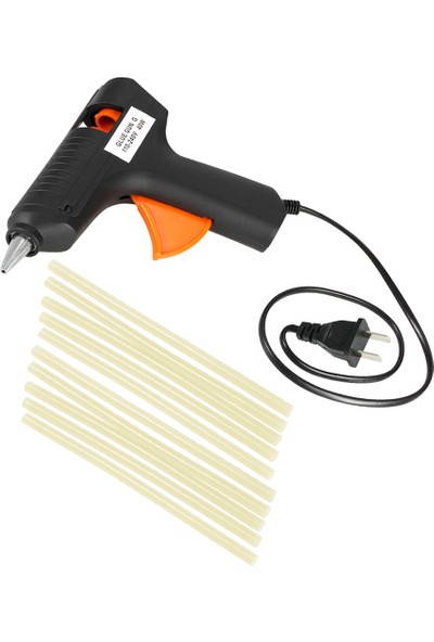 Buyfun 110-240 V 40 W Sıcak Tutkal Tabancası ve Çubukları - Çok Renkli (Yurt Dışından)