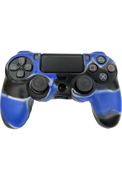 OEM Sony Playstation 4 Ps4 Silikon Kılıf Kolu Mavi - Siyah OEM Sony Playstation 4 Ps4 Silikon Kılıf Kolu Mavi - Siyah