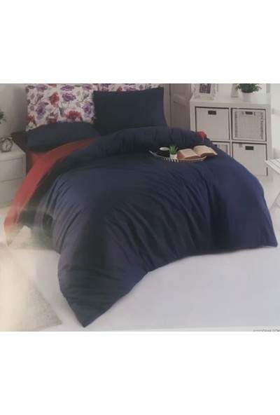 Charlotte Düz Boya Çift Kişilik Nevresim Takımı Vernal * 100% Pamuk Düz Nevresim Seti (4 Yastık Kılıfı)