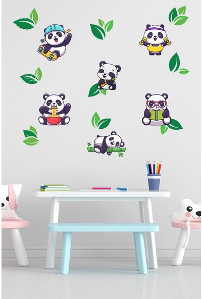 Evren Art Factory Panda Temalı Çocuk Odası Duvar Kağıdı