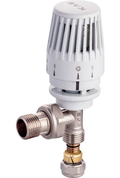 KAS 1/2″ Pex-B Köşe Termostatik Radyatör Vanası – Jaklı KAS 1/2″ Pex-B Köşe Termostatik Radyatör Vanası – Jaklı