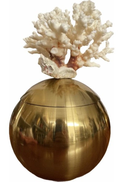 Arpe Dekor Doğal Mercanlı Eskitme Büyük Boy Küp Arpe Dekor Doğal Mercanlı Eskitme Büyük Boy Küp