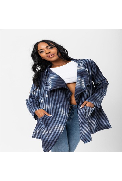 Figen Butik Ithal Keten Ceket